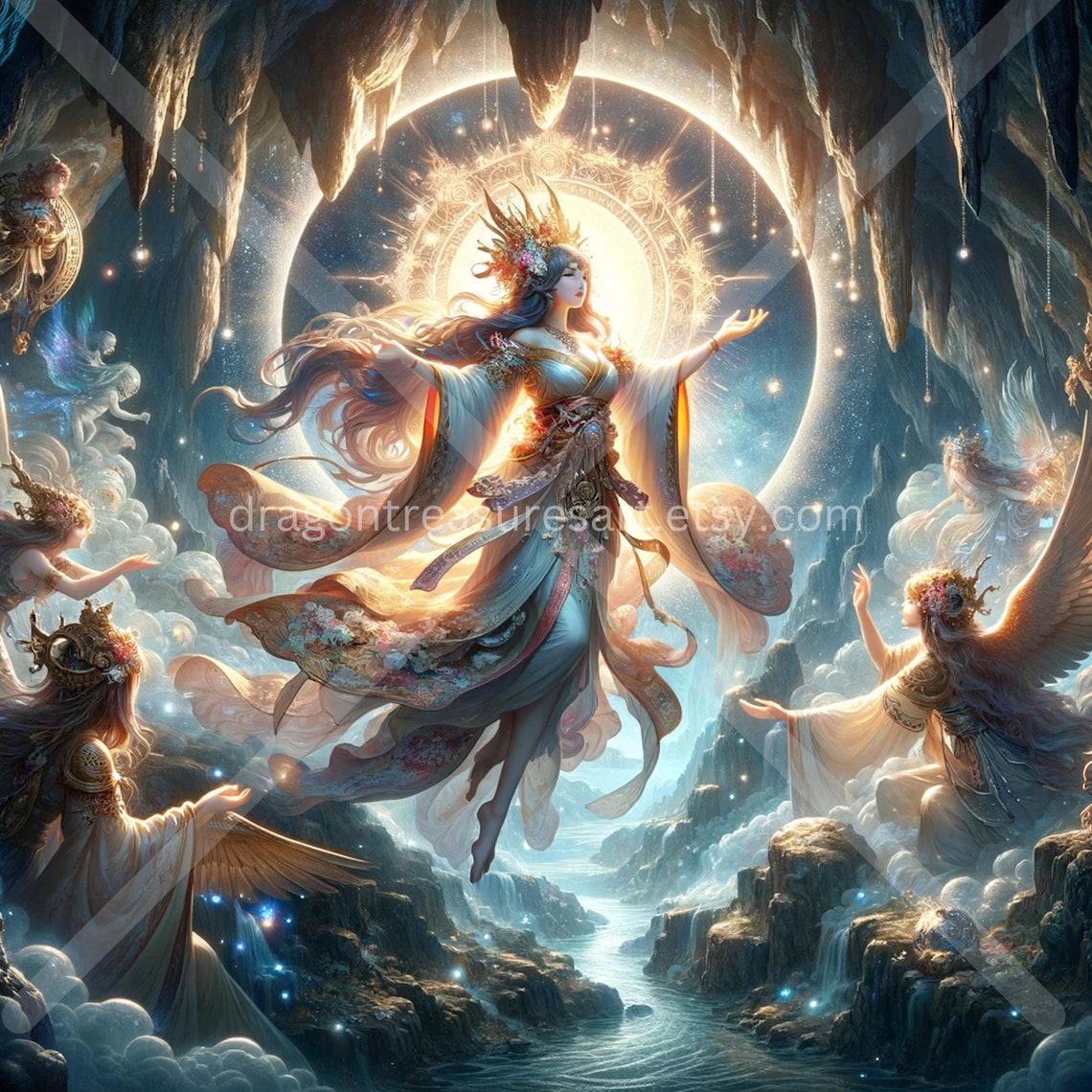 Amaterasu Download: Digital Art, Instant Downloadable Wallpaper ...