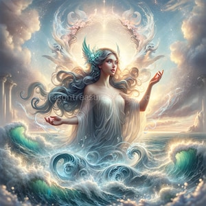 Aphrodite Download: Digital Art, Instant Downloadable Wallpaper ...