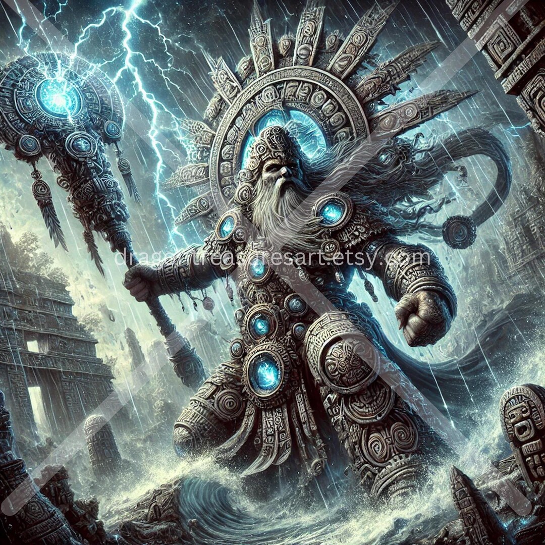 Chaac Download: Digital Art, Instant Downloadable Wallpaper ...