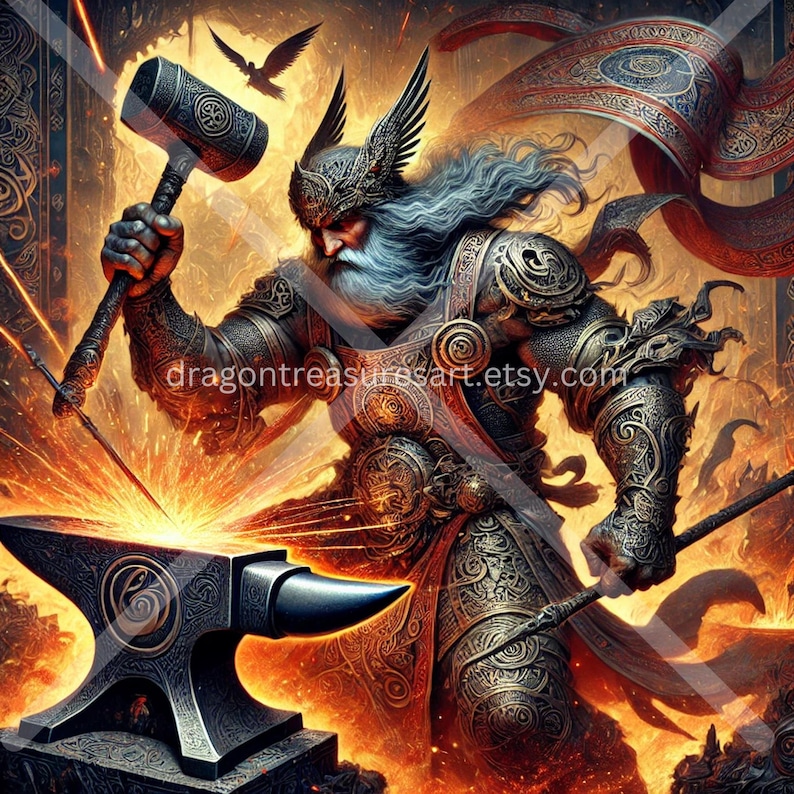 Kaveh the Blacksmith Download: Digital Art, Instant Downloadable ...