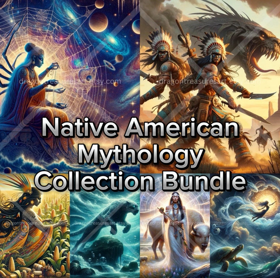 Native American Mythology Collection Bundle: Digital Art, Instant ...