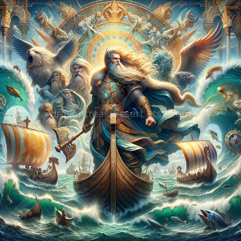 Njord Download: Digital Art, Instant Downloadable Wallpaper ...