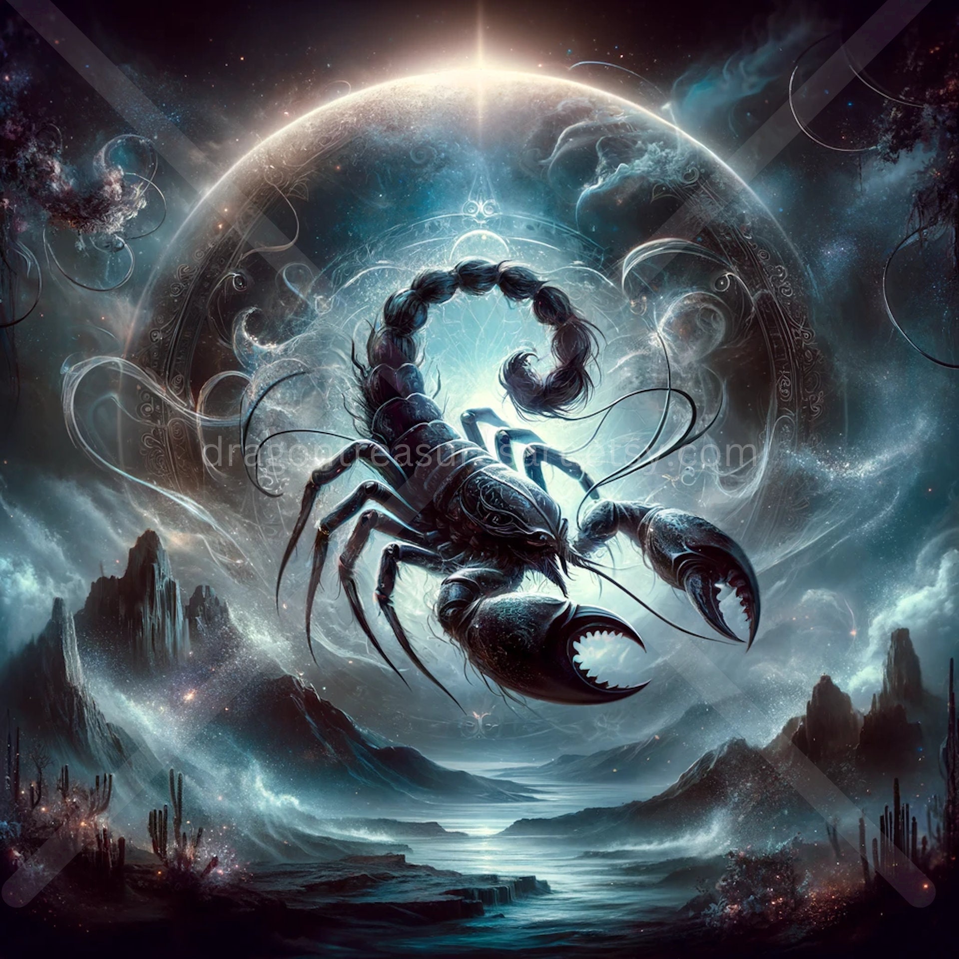 Scorpio Download: Digital Art, Instant Downloadable Wallpaper ...