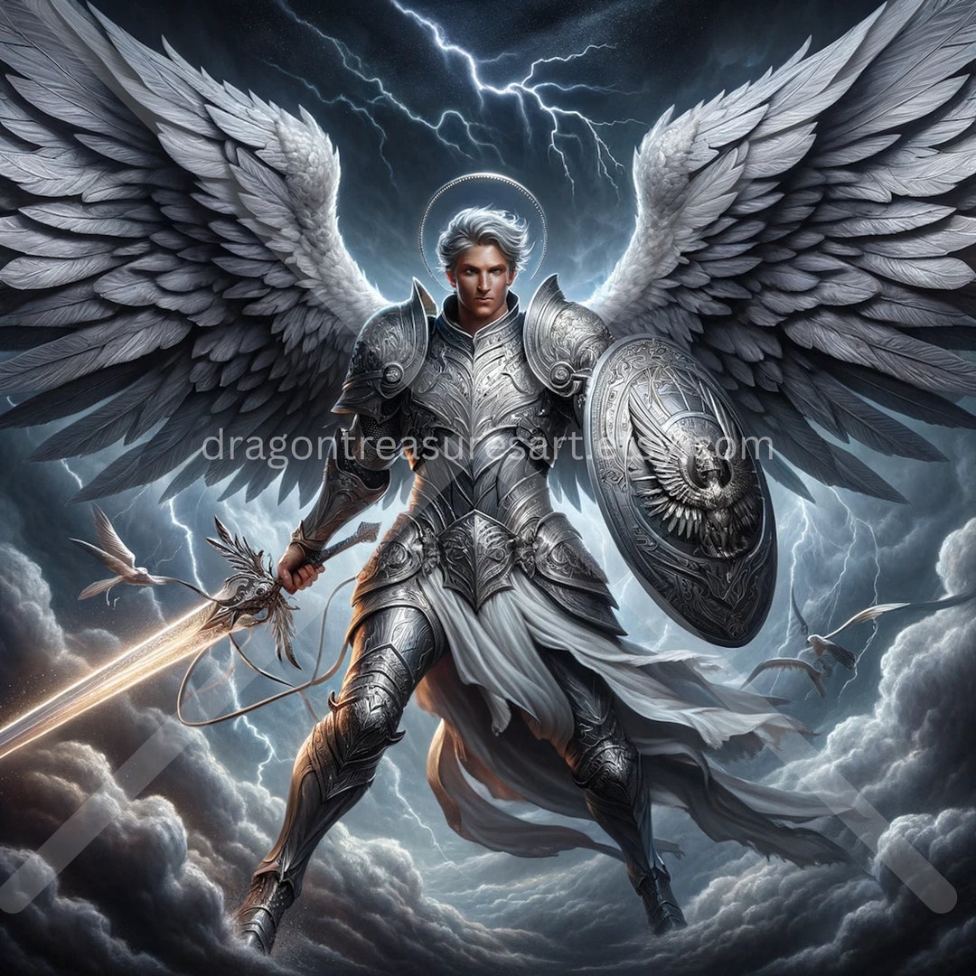 Angel Knight Download: Digital Art, Instant Downloadable Wallpaper ...