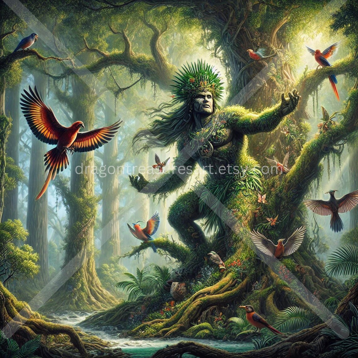 Tane Mahuta Download: Digital Art, Instant Downloadable Wallpaper ...