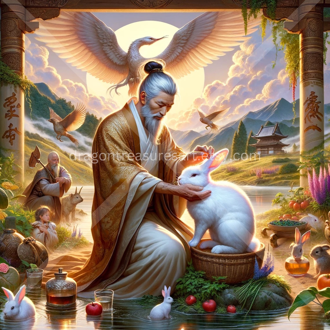 Okuninushi Download: Digital Art, Instant Downloadable Wallpaper ...