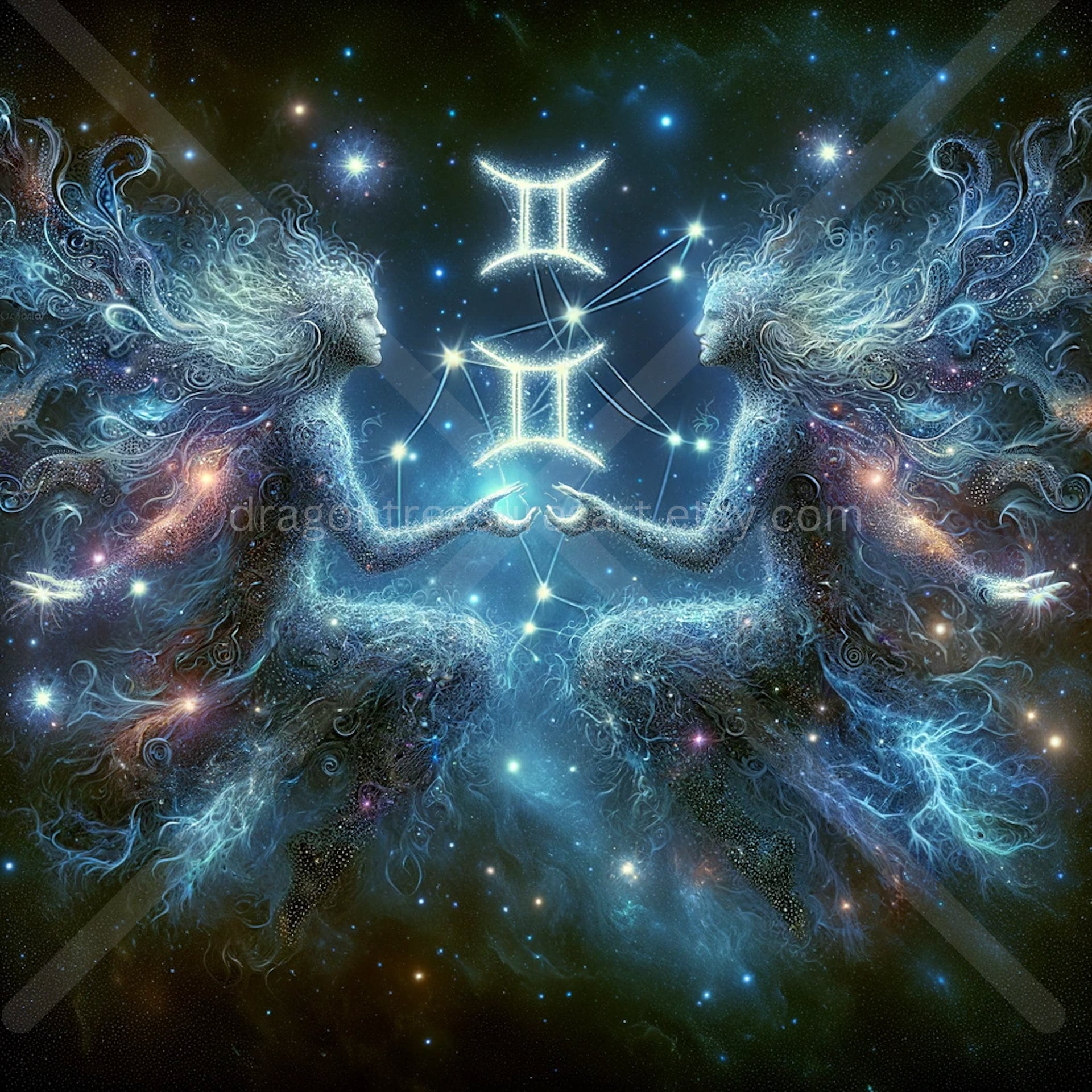 Gemini Download: Digital Art, Instant Downloadable Wallpaper ...