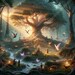 Yggdrasil Download: Digital Art, Instant Downloadable Wallpaper ...