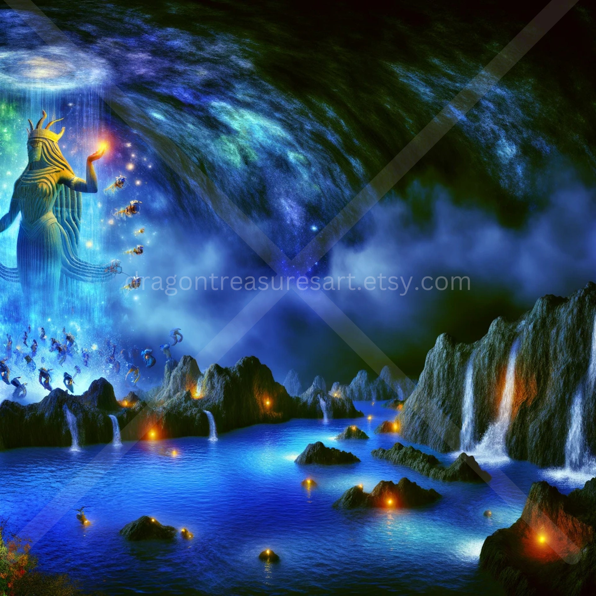 Abzu (apsu) Download: Digital Art, Instant Downloadable Wallpaper ...