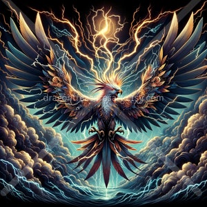 Thunderbird Download: Digital Art, Instant Downloadable Wallpaper ...