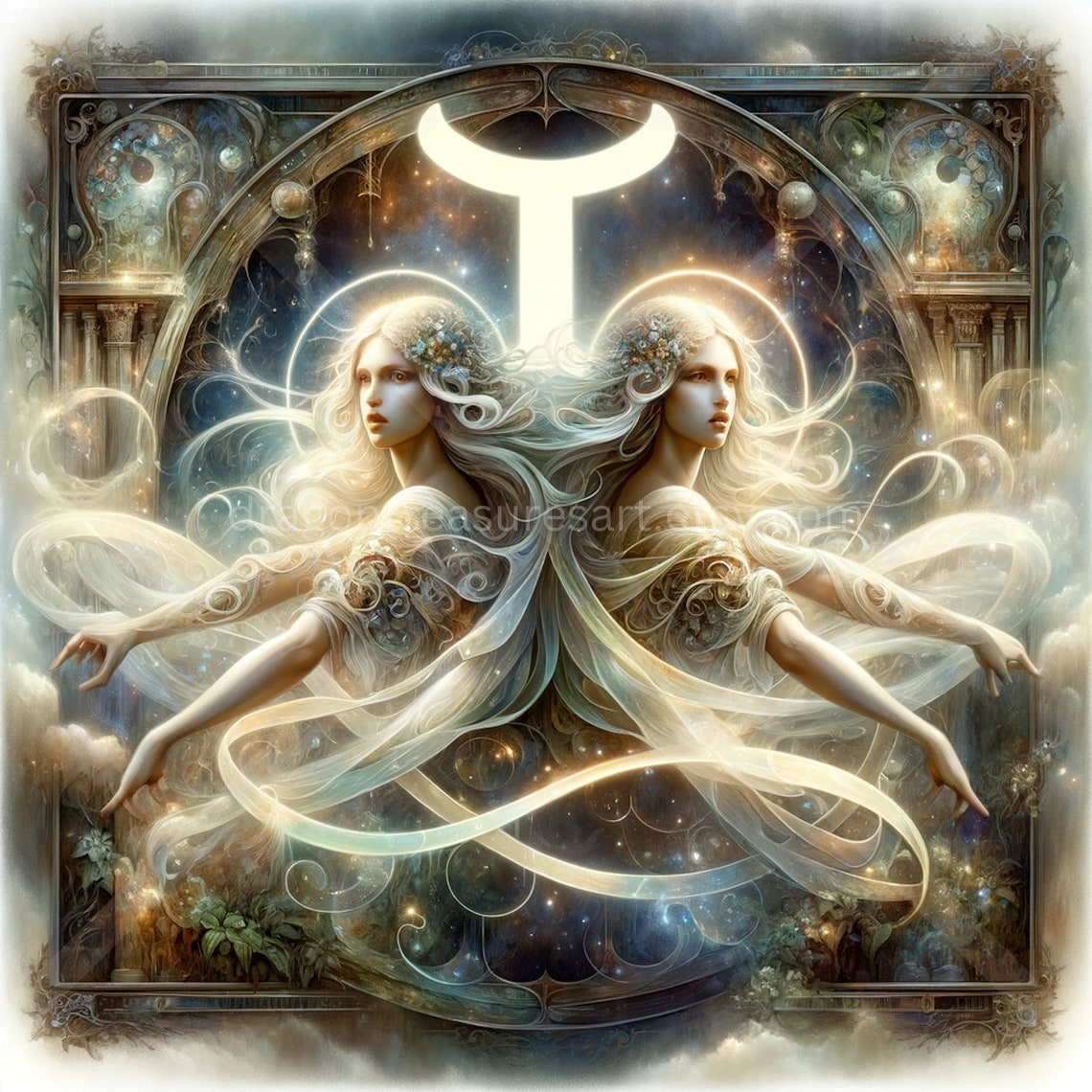 Gemini Download: Digital Art, Instant Downloadable Wallpaper ...