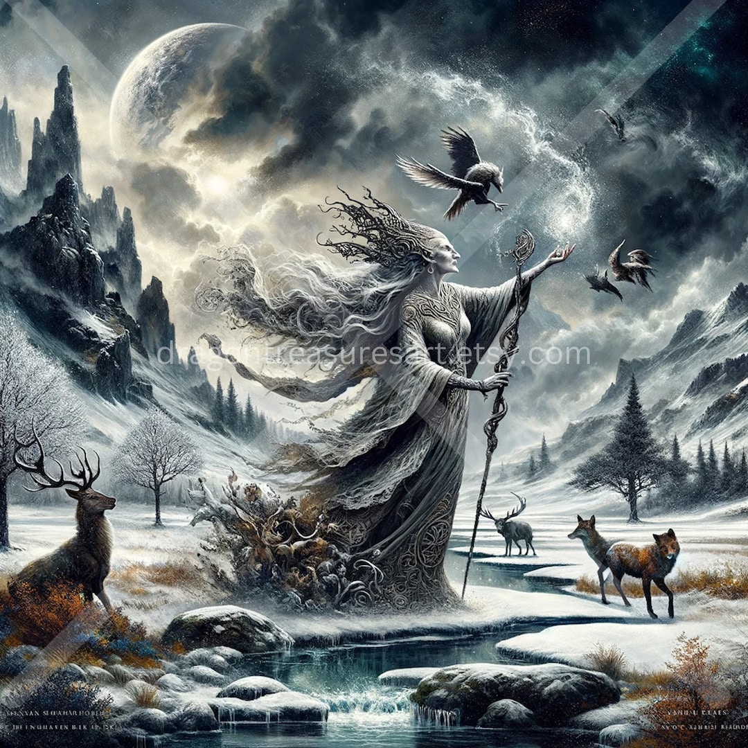 The Cailleach Download: Digital Art, Instant Downloadable Wallpaper ...