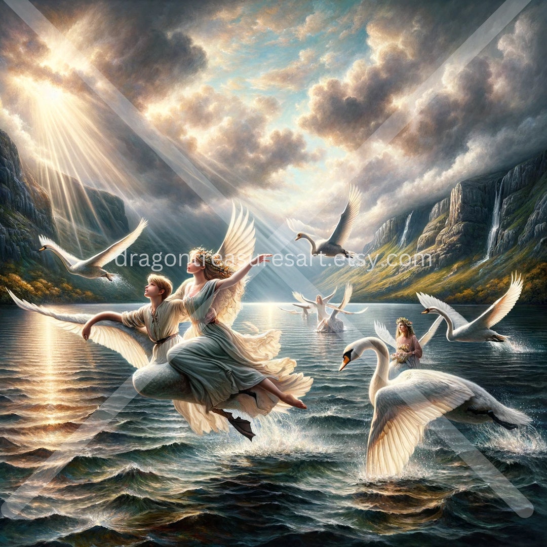 The Children of Lir Download: Digital Art, Instant Downloadable ...