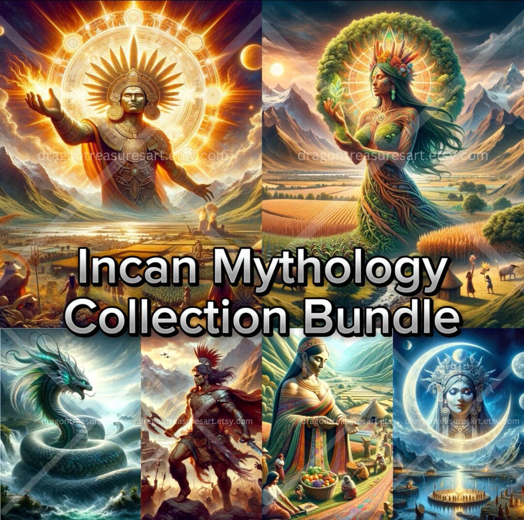 Incan Mythology Collection Bundle: Digital Art, Instant Downloadable ...