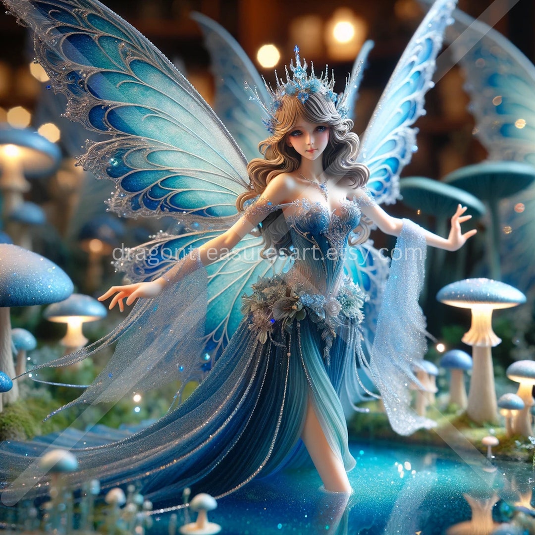Water Fairy Download: Digital Art, Instant Downloadable Wallpaper ...