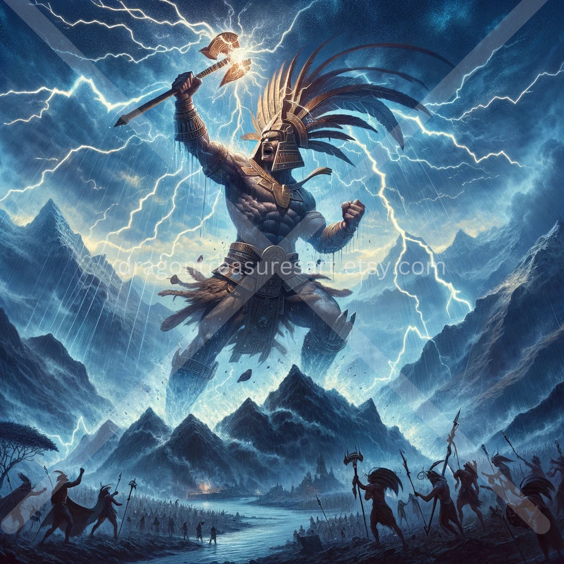 Illapa Download: Digital Art, Instant Downloadable Wallpaper ...