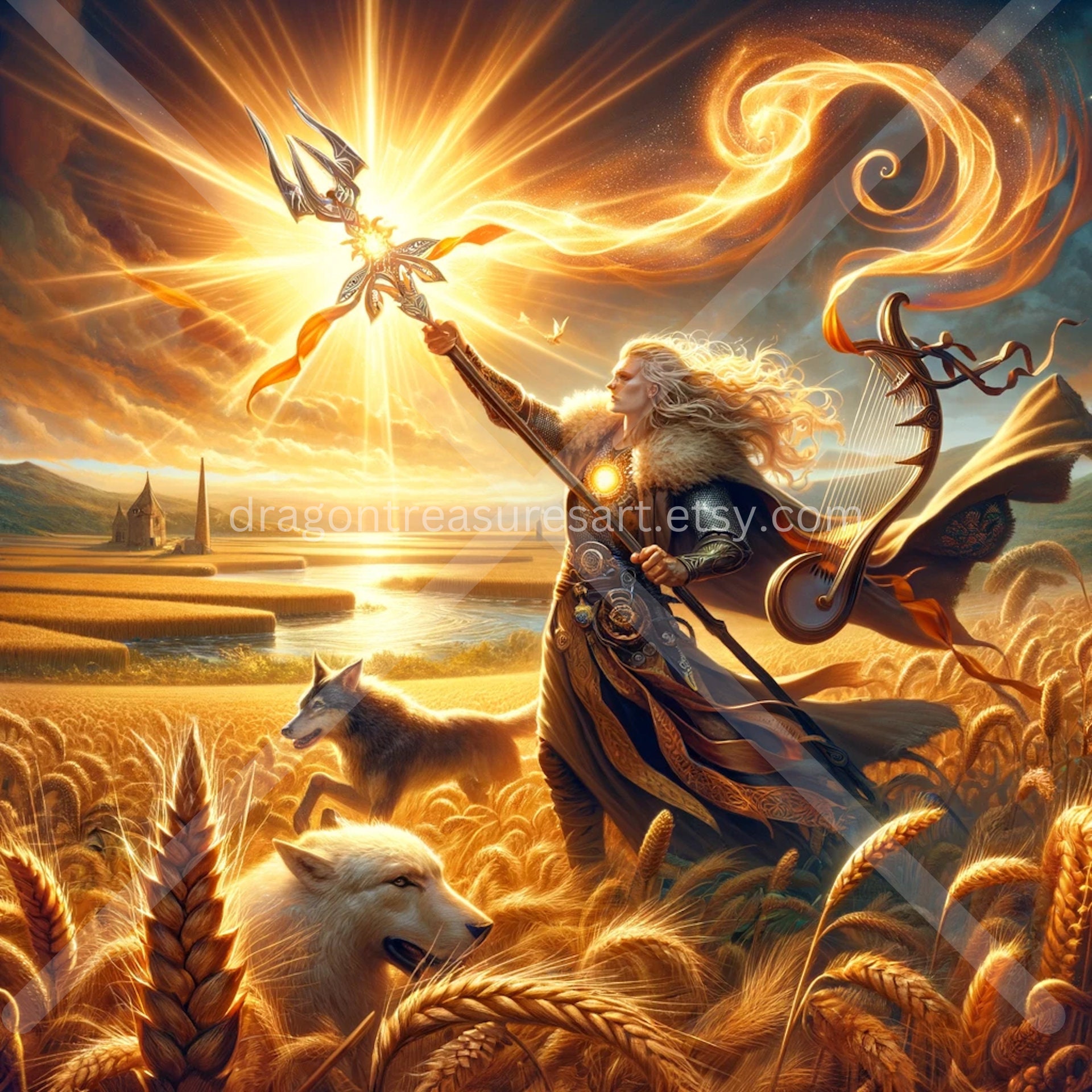 Lugh Download: Digital Art, Instant Downloadable Wallpaper ...