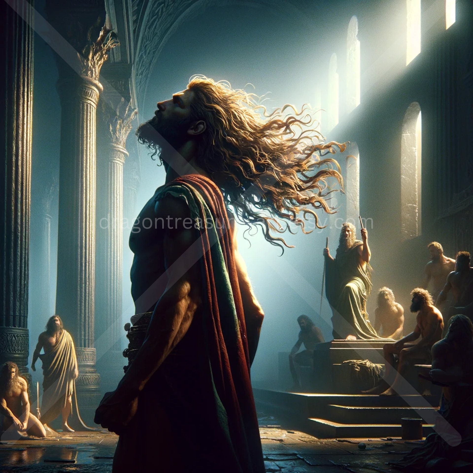 Samson Download: Digital Art, Instant Downloadable Wallpaper ...