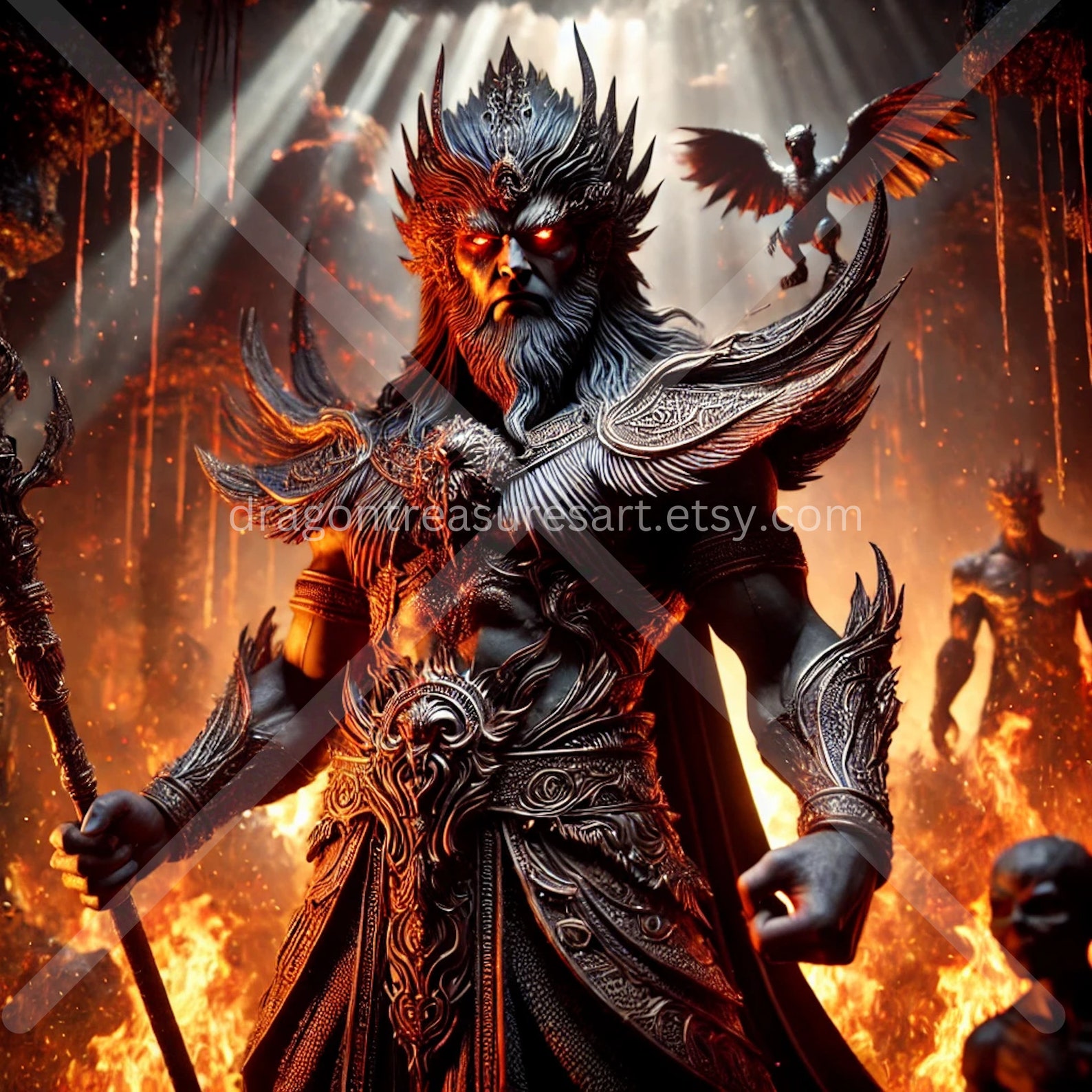 Nergal Download: Digital Art, Instant Downloadable Wallpaper ...