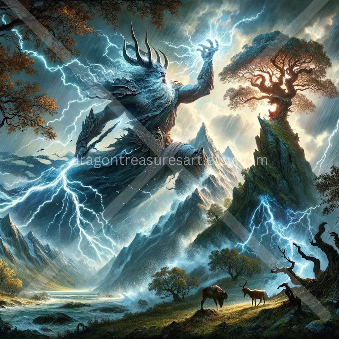 Perkunas Download: Digital Art, Instant Downloadable Wallpaper ...