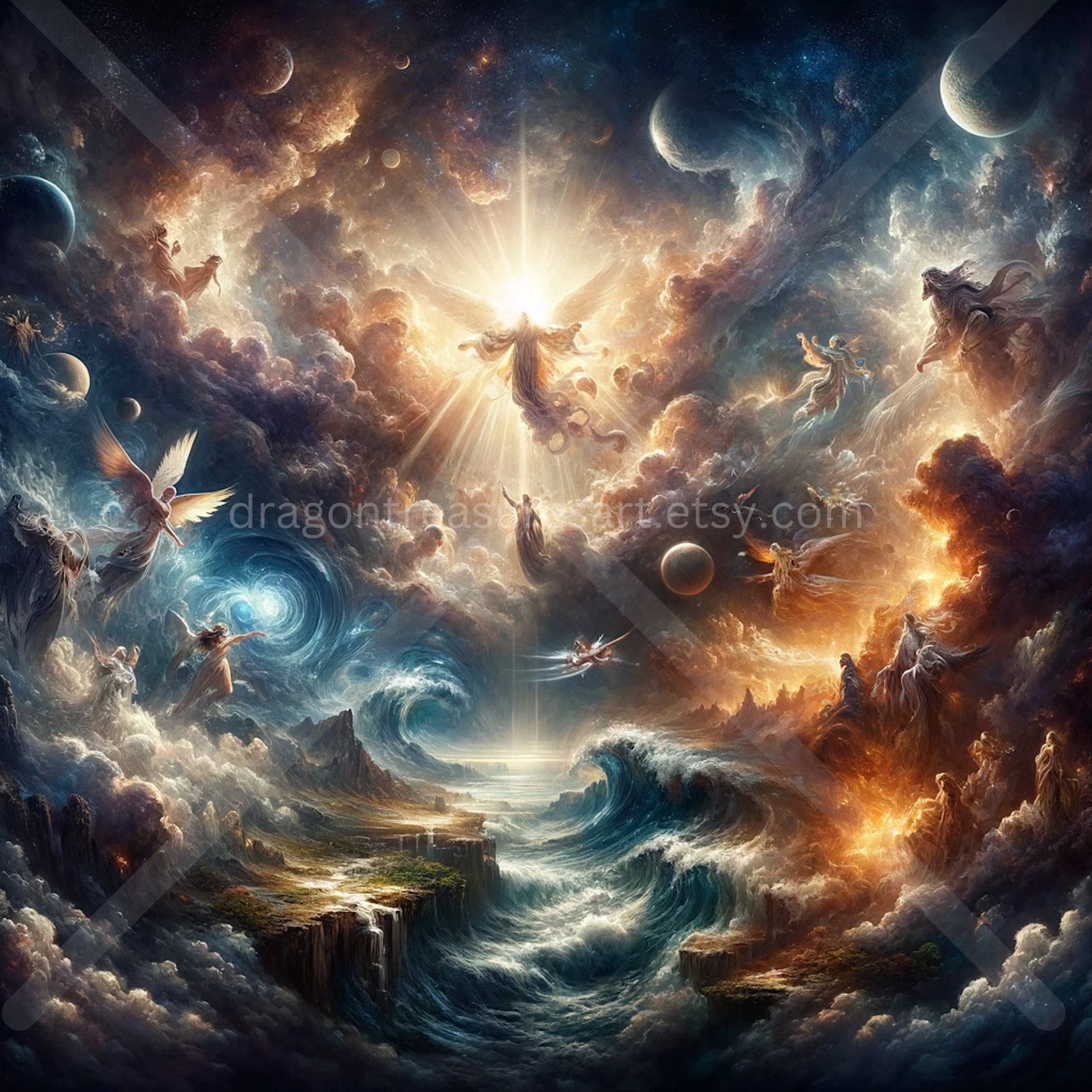 Creation Download: Digital Art, Instant Downloadable Wallpaper ...