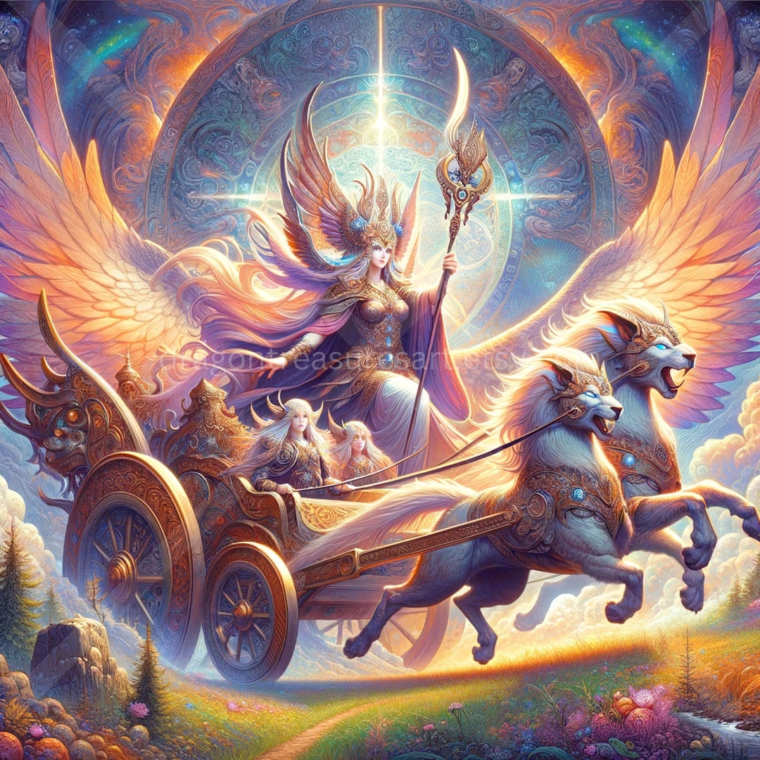 Freyja Download: Digital Art, Instant Downloadable Wallpaper ...