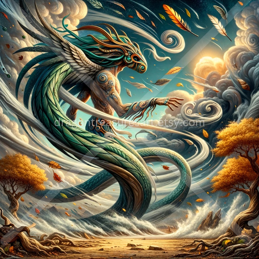 Ehecatl Download: Digital Art, Instant Downloadable Wallpaper ...