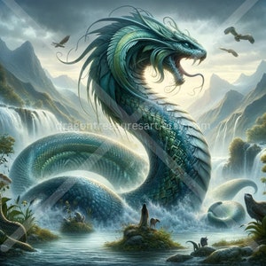 Yacumama Download: Digital Art, Instant Downloadable Wallpaper ...