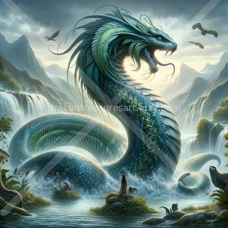 Yacumama Download: Digital Art, Instant Downloadable Wallpaper ...