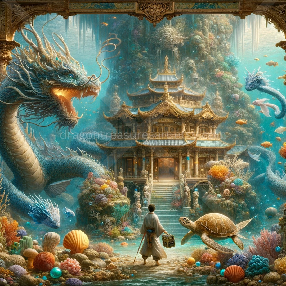 Urashima Taro Download: Digital Art, Instant Downloadable Wallpaper ...