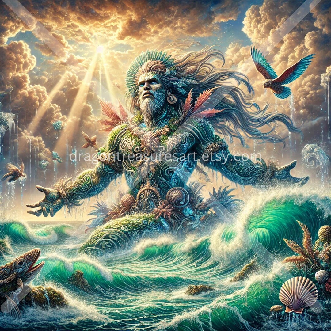 Tangaroa Download: Digital Art, Instant Downloadable Wallpaper ...