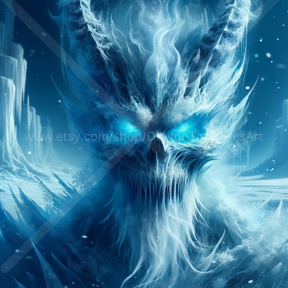 Ice Demon Wallpaper Fantasy Wallpapers 26516