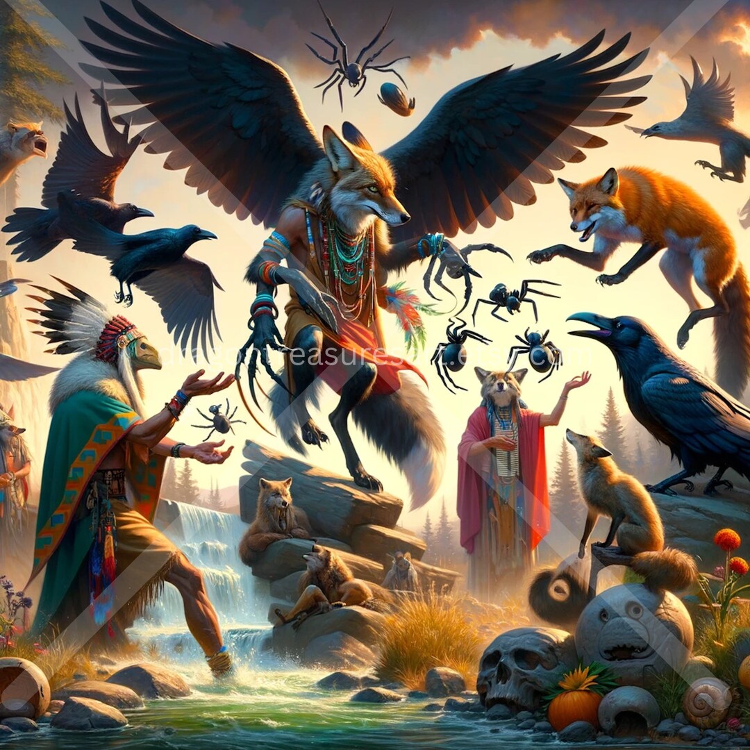 Trickster Download: Digital Art, Instant Downloadable Wallpaper ...