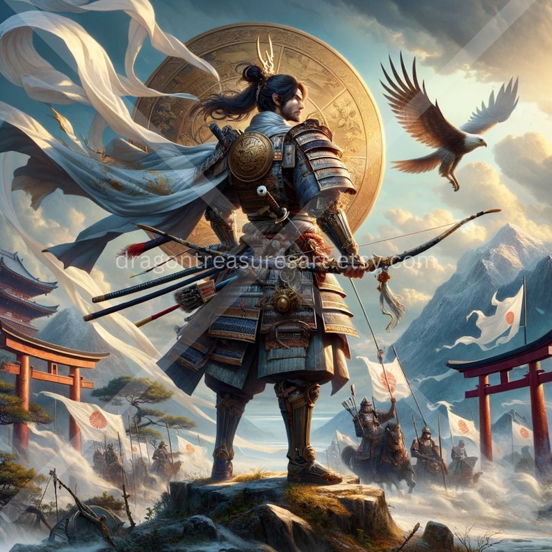 Hachiman Download: Digital Art, Instant Downloadable Wallpaper ...