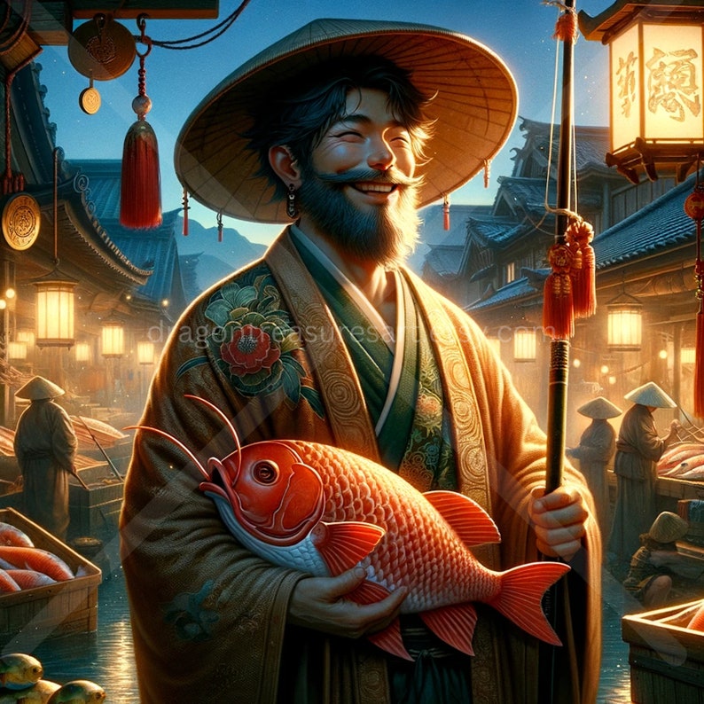 Ebisu Download: Digital Art, Instant Downloadable Wallpaper ...