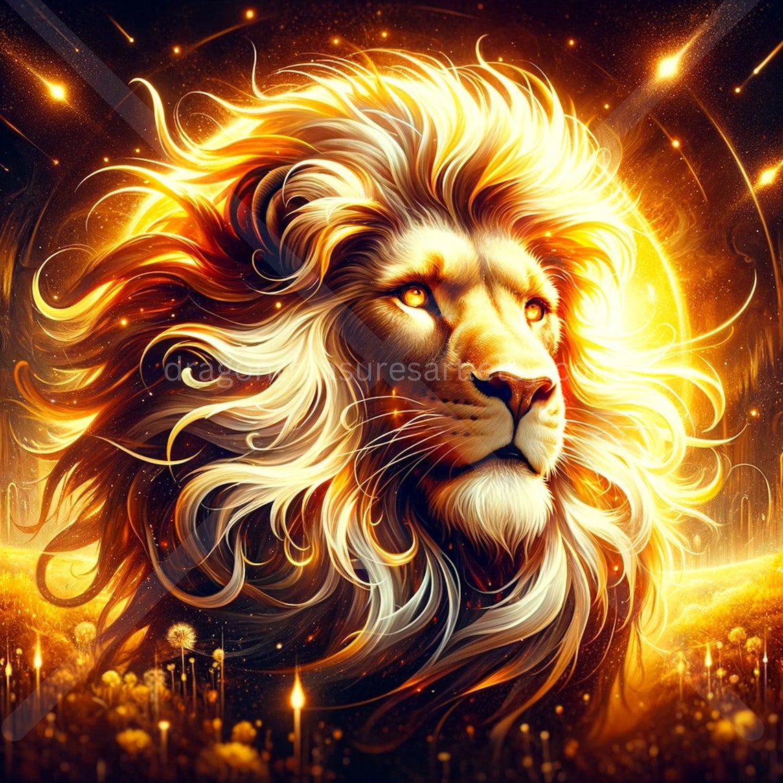Leo Download: Digital Art, Instant Downloadable Wallpaper, Downloadable ...