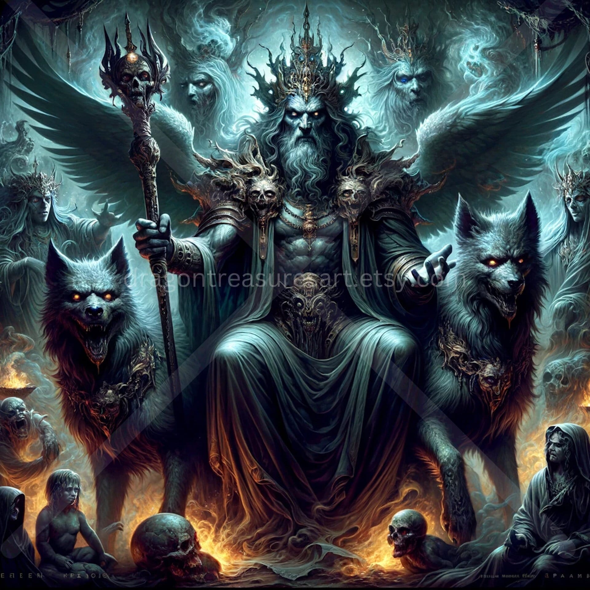 Hades Download: Digital Art, Instant Downloadable Wallpaper ...