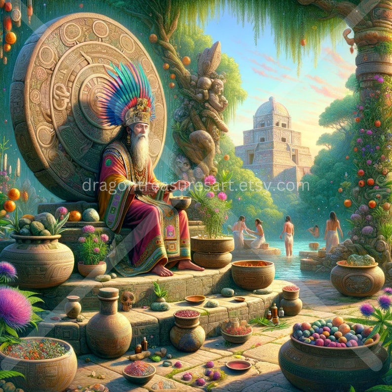 Patecatl Download: Digital Art, Instant Downloadable Wallpaper ...