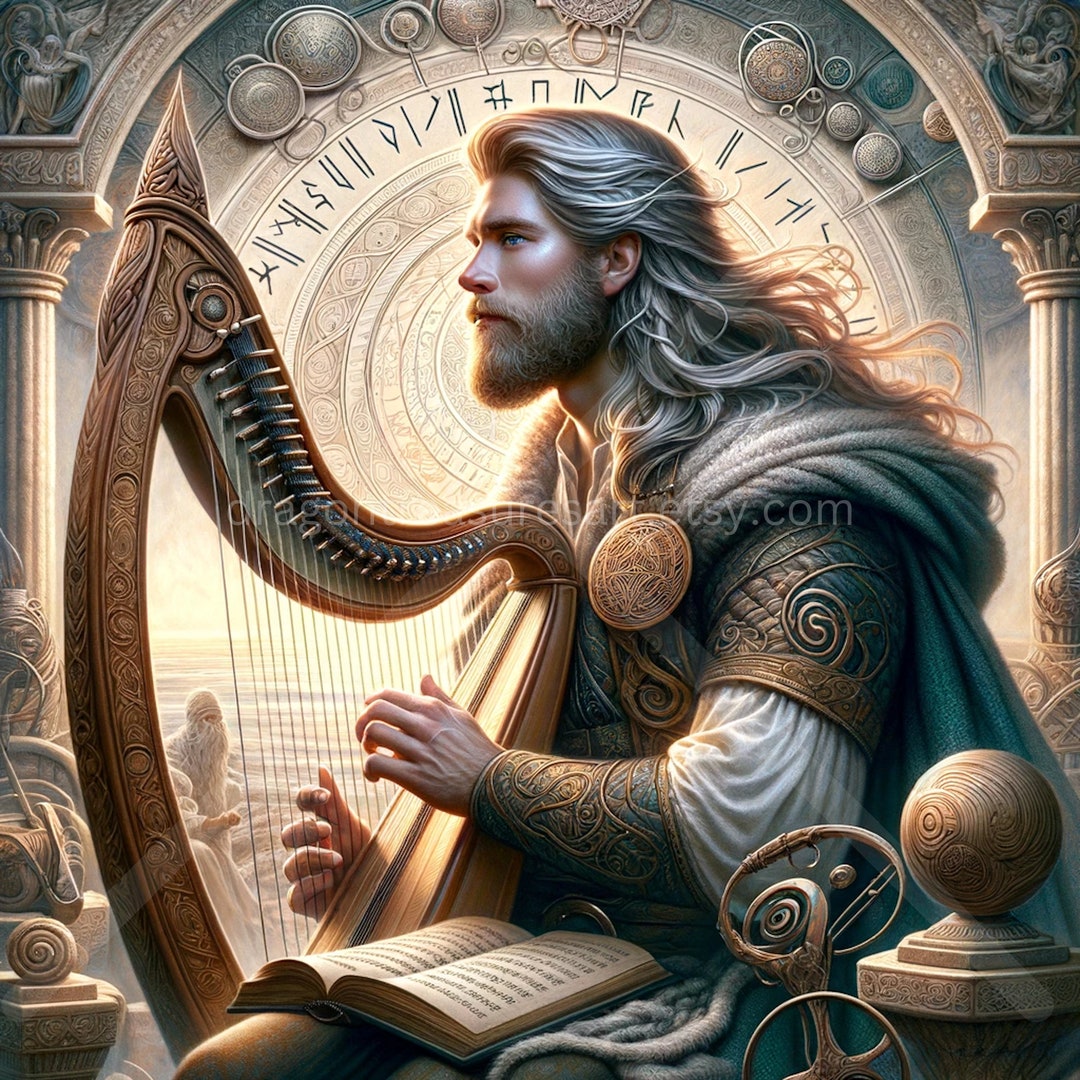 Bragi Download: Digital Art, Instant Downloadable Wallpaper ...