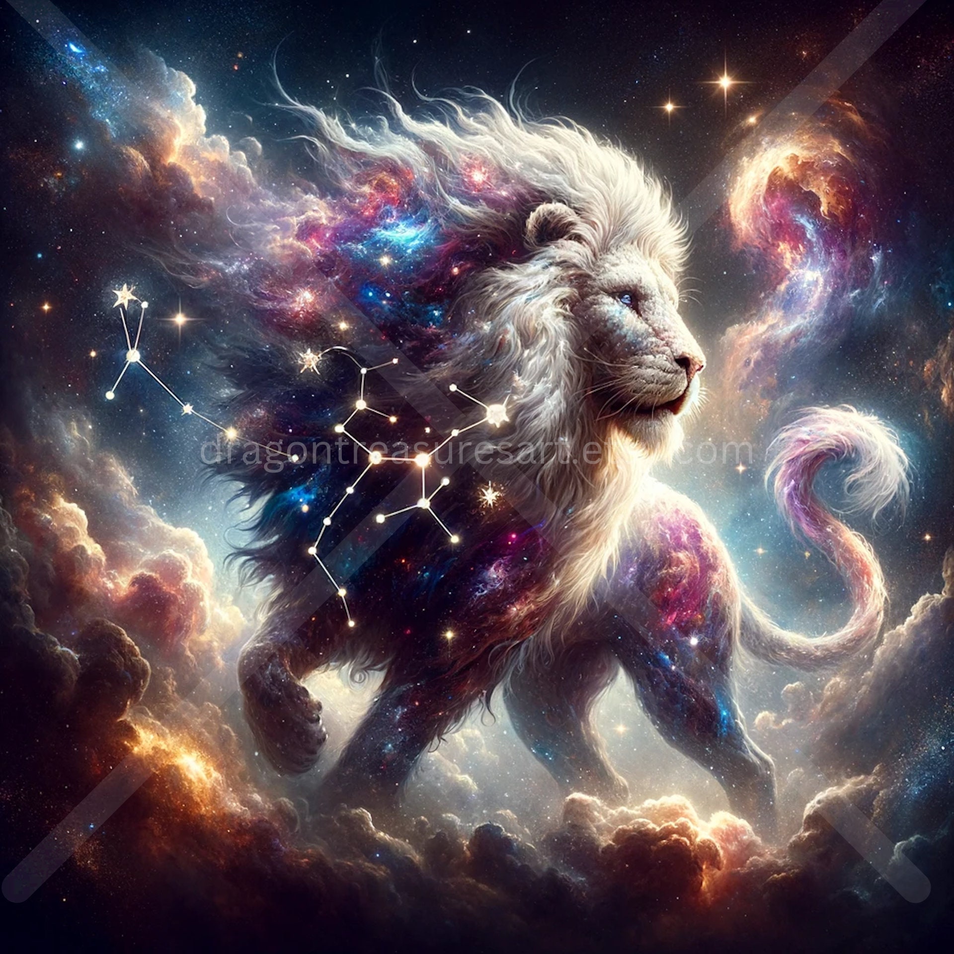 Leo Download: Digital Art, Instant Downloadable Wallpaper, Downloadable ...