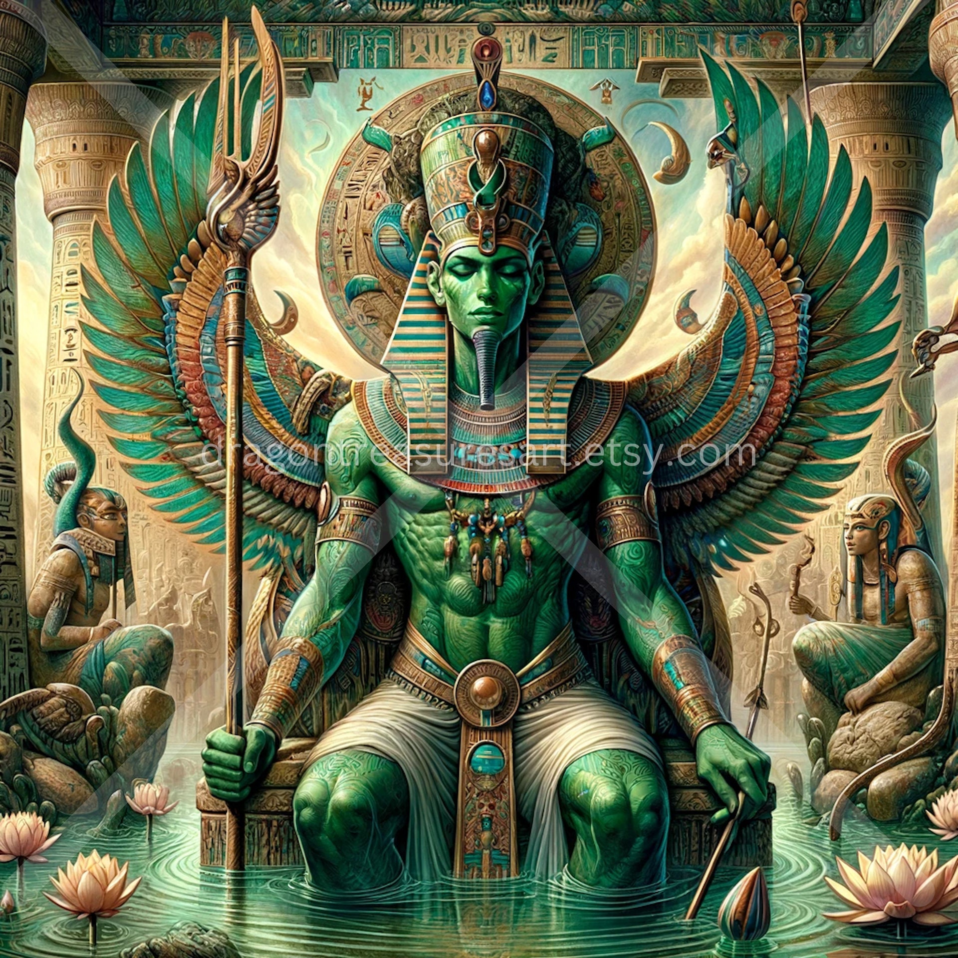 Osiris Download: Digital Art, Instant Downloadable Wallpaper ...