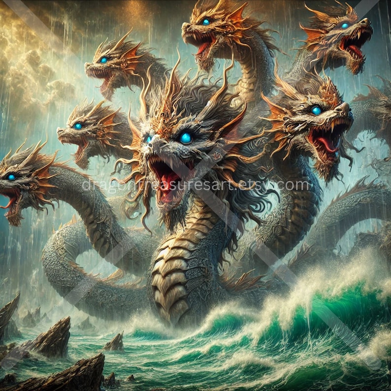 Tiamat Download: Digital Art, Instant Downloadable Wallpaper ...