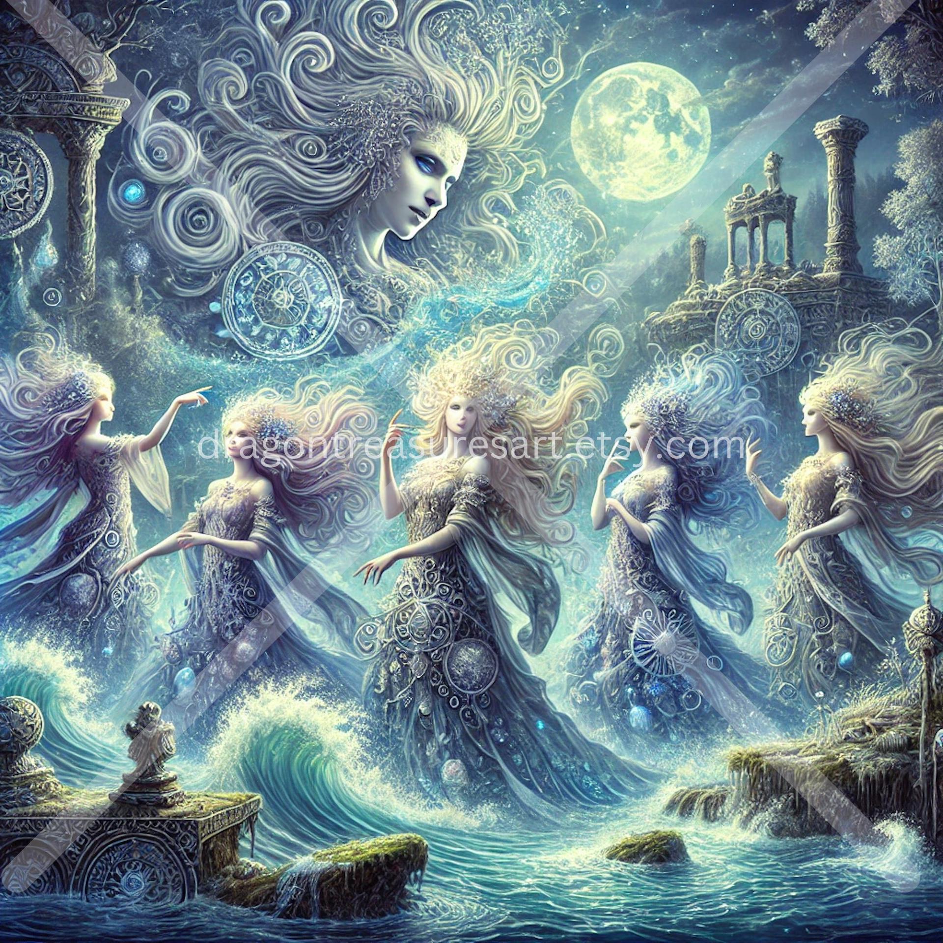 Rusalka Download: Digital Art, Instant Downloadable Wallpaper ...