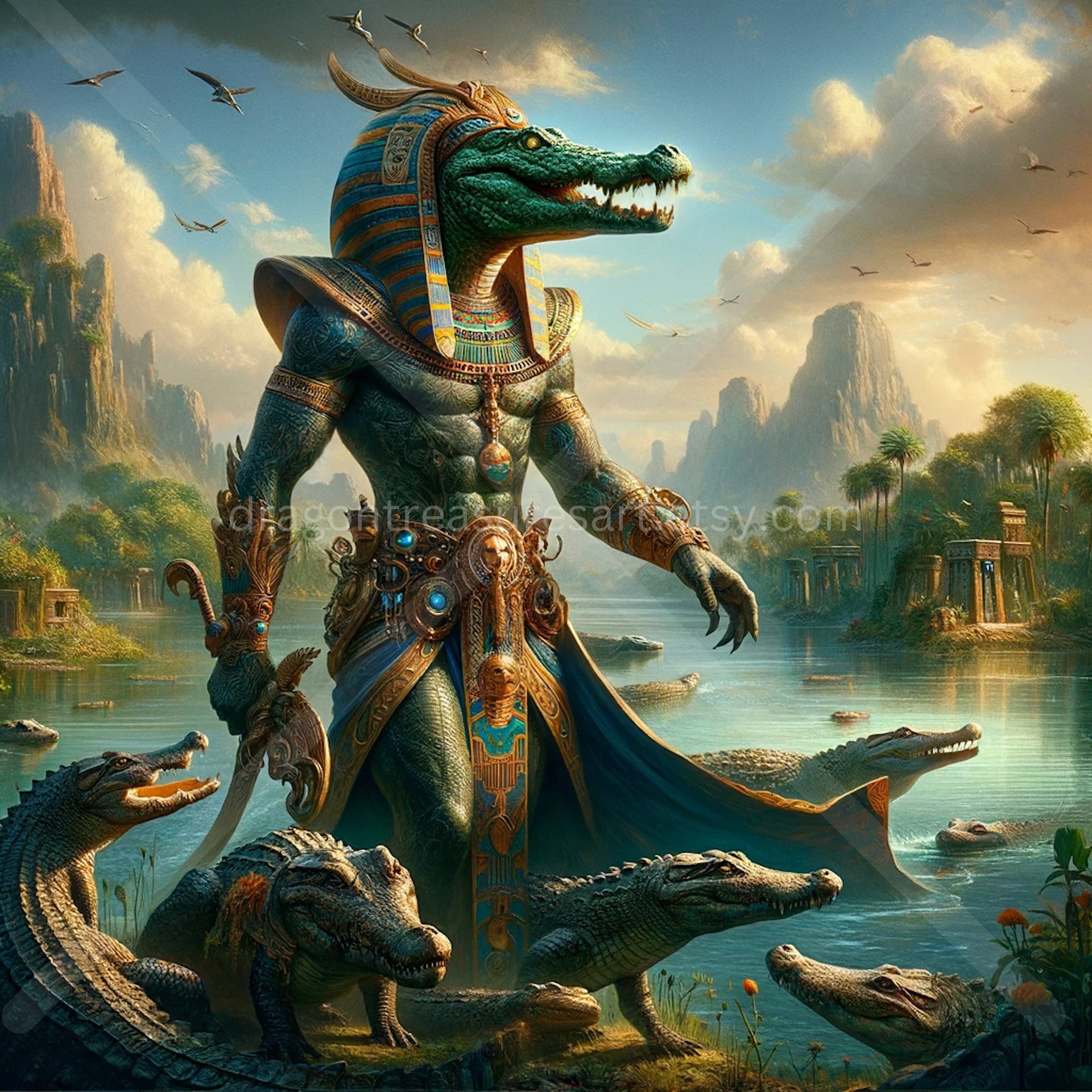 Sobek Download: Digital Art, Instant Downloadable Wallpaper ...