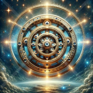 Ophanim Download: Digital Art, Instant Downloadable Wallpaper ...