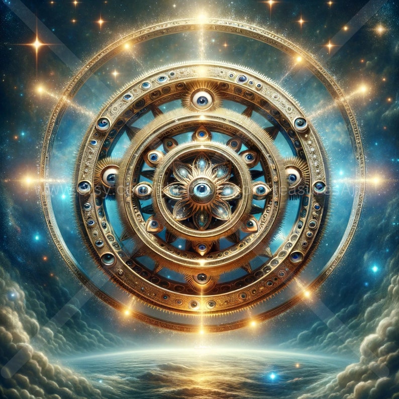 Ophanim Download: Digital Art, Instant Downloadable Wallpaper ...