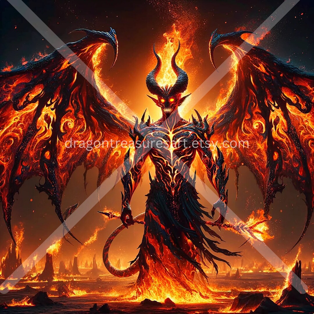 Arch Demon Download: Digital Art, Instant Downloadable Wallpaper ...