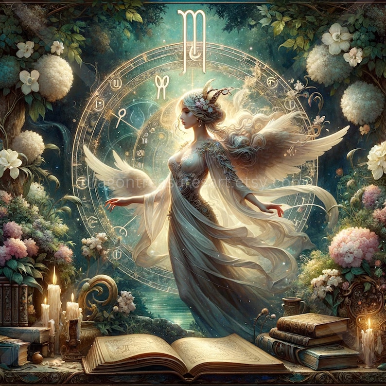 Virgo Download: Digital Art, Instant Downloadable Wallpaper ...