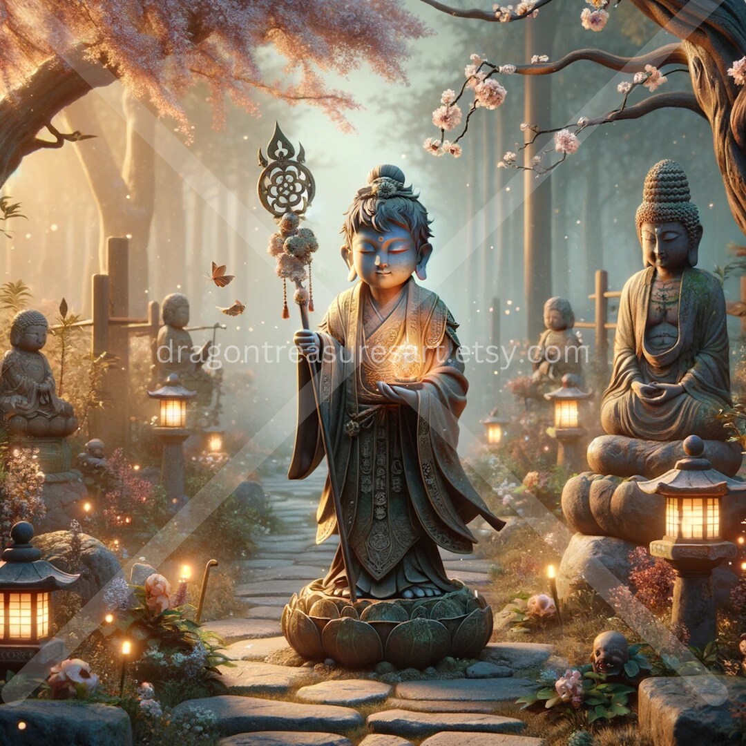 Jizo Download: Digital Art, Instant Downloadable Wallpaper ...