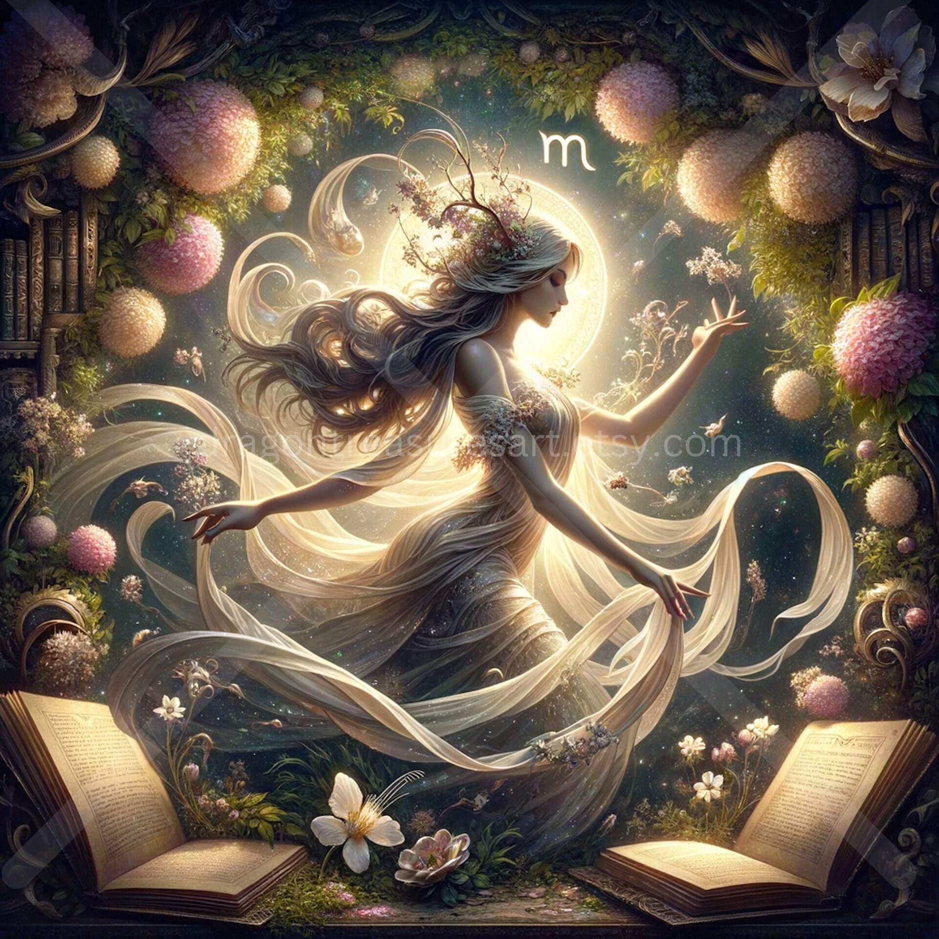 Virgo Download: Digital Art, Instant Downloadable Wallpaper ...